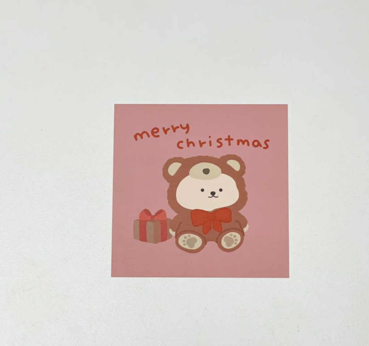 Bamtoree/ Merry Christmas Gom Card | neomu neomu_