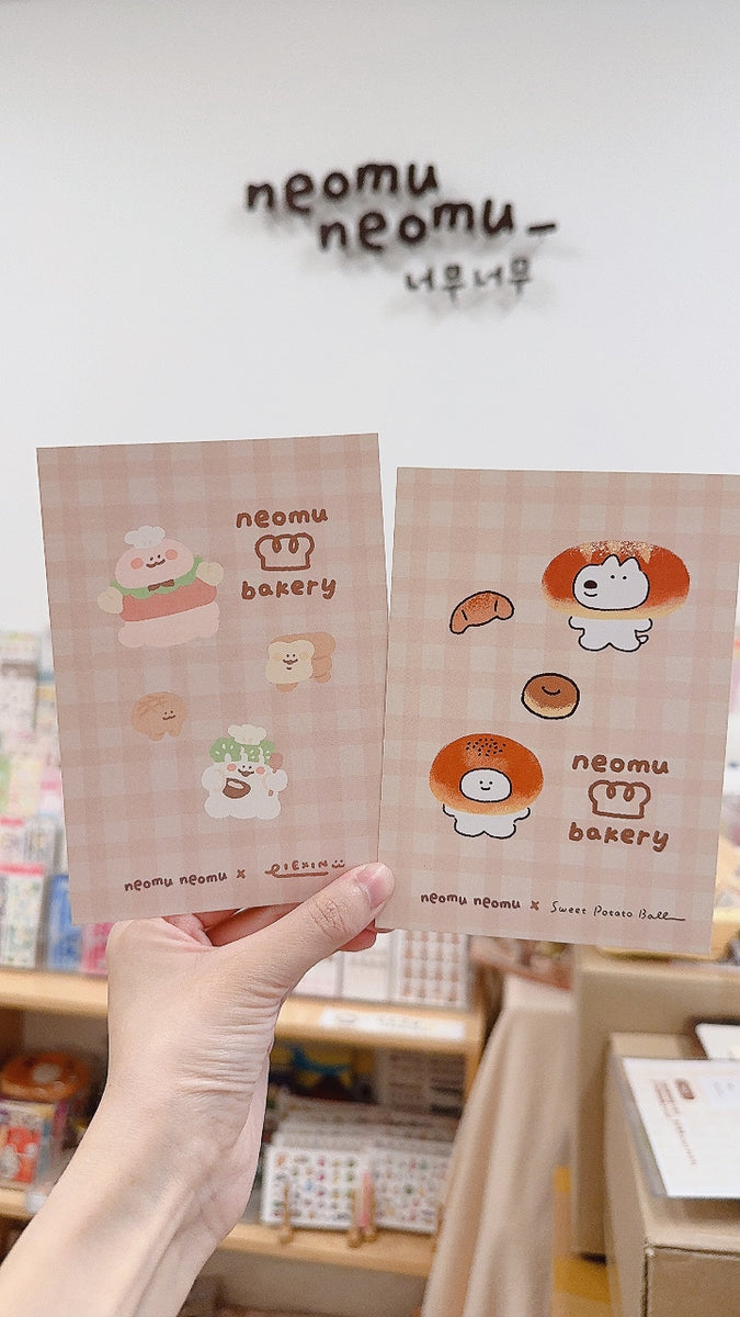 neomu bakery 聯名合作明信片set (共9張） | neomu neomu_