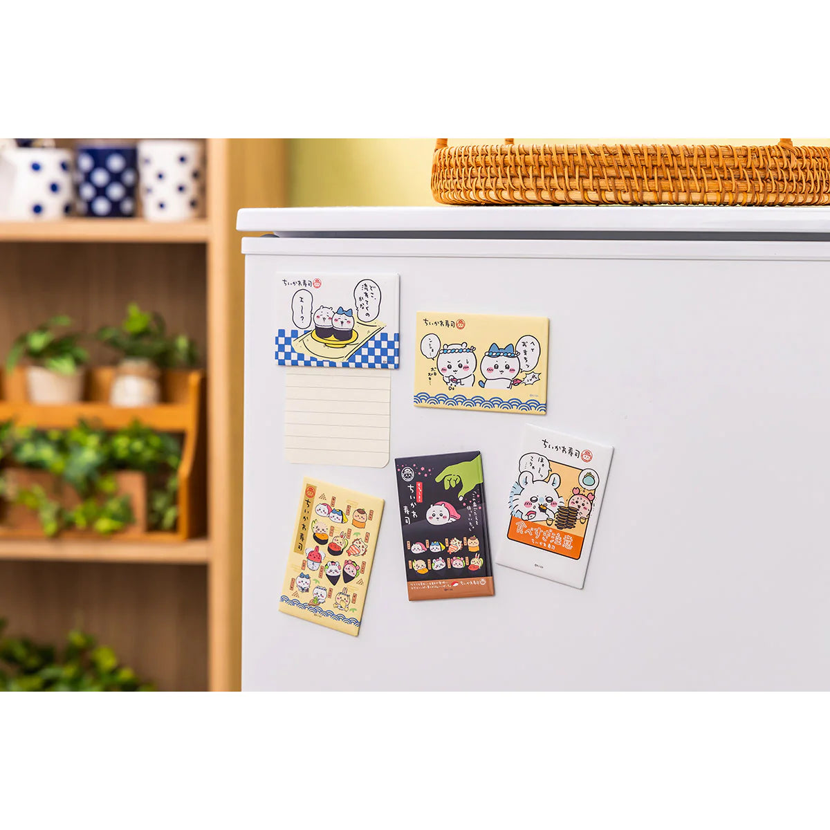 chiikawa/ 壽司系列 方形磁鐵 / 壽司帶上的小八和chiikawa | neomu neomu_