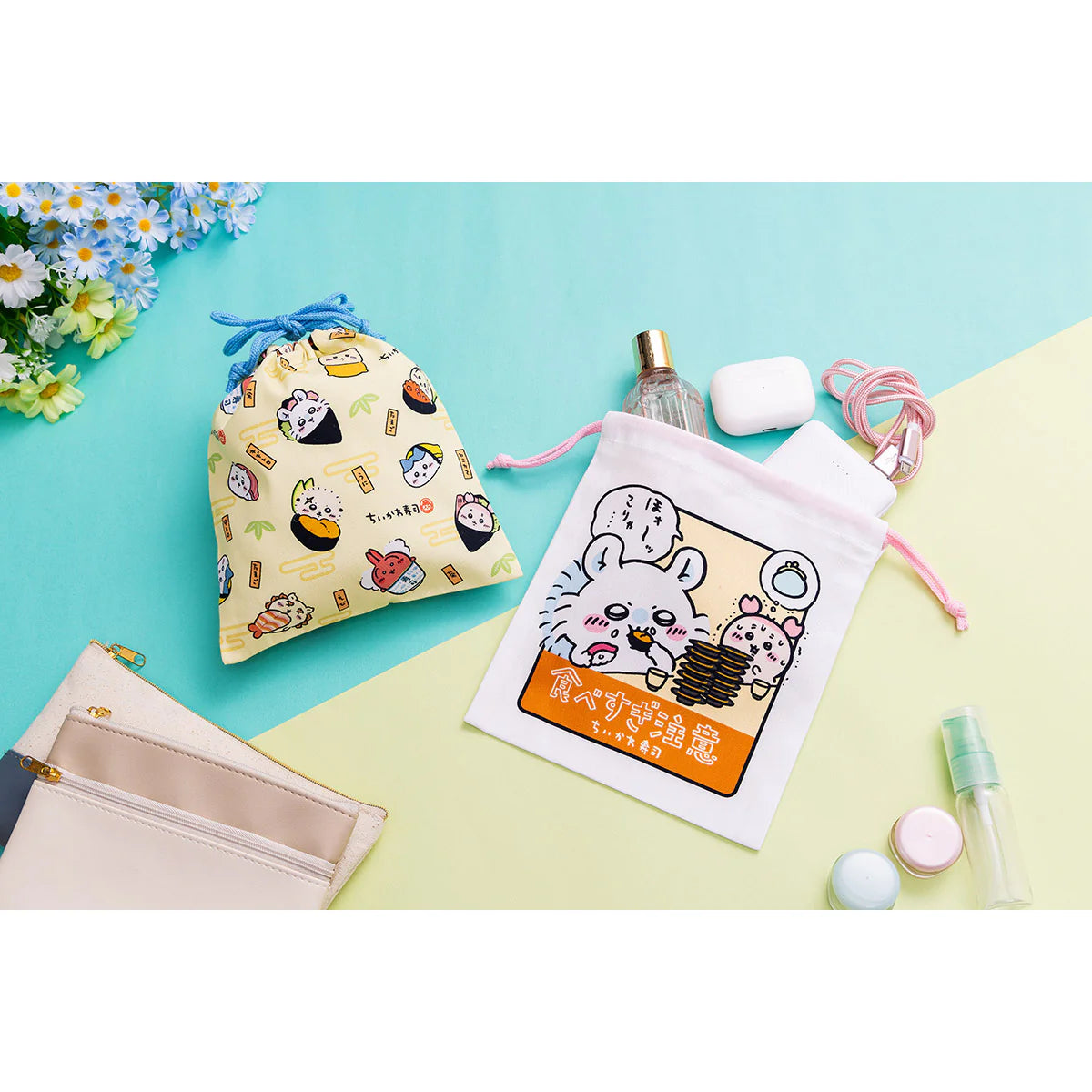 chiikawa/ 壽司系列 索繩袋 / 壽司店的大家 | neomu neomu_