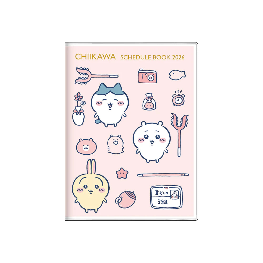 [現貨] chiikawa / 2026 schedule book (A6 monthly) / 大家 | neomu neomu_