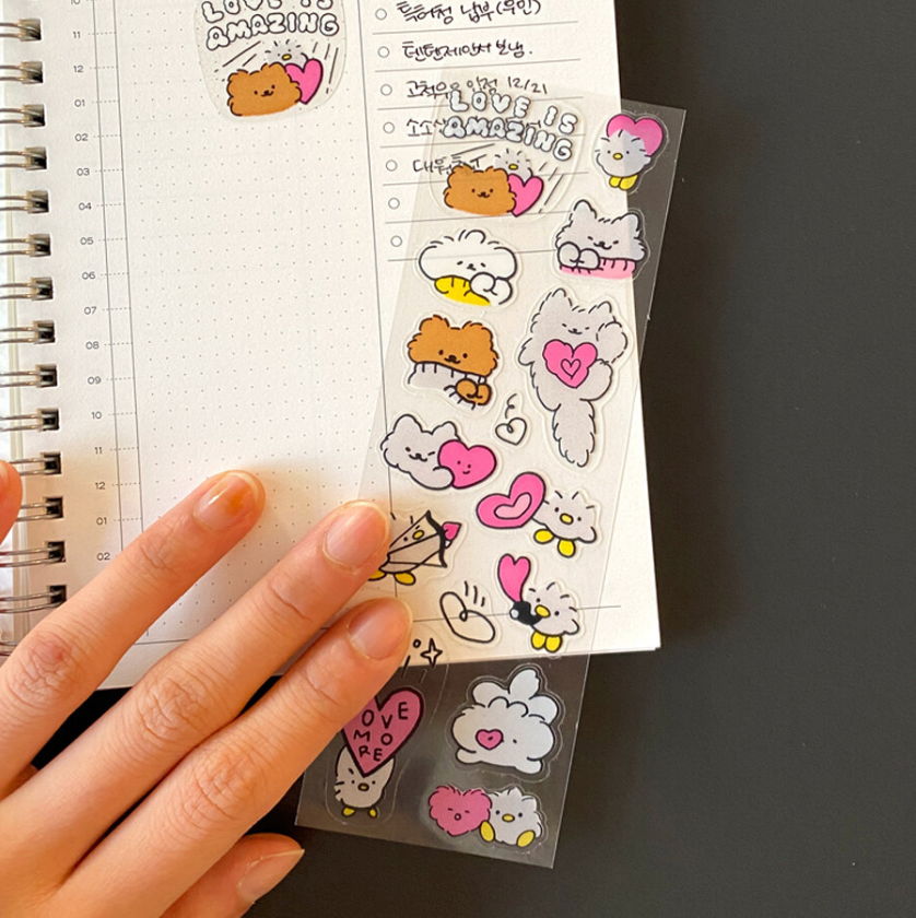 PERMS / PVC sticker LOVE 貼紙 | neomu neomu_