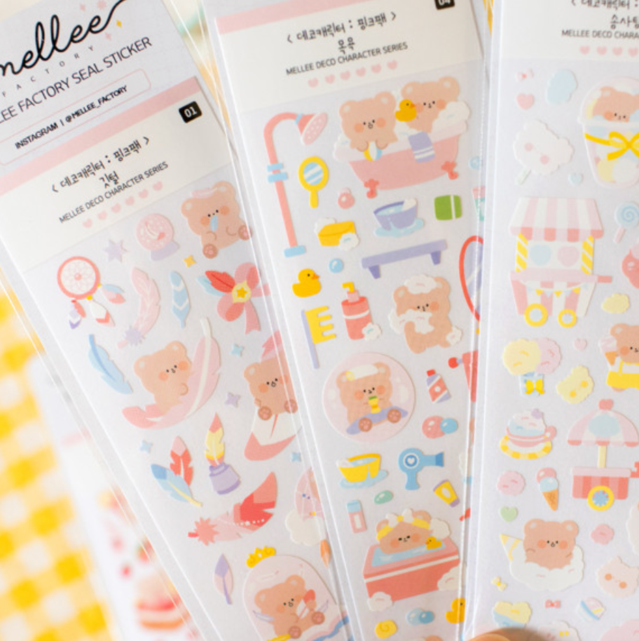 mellee factory/ deco stickers 貼紙 （共8款) | neomu neomu_