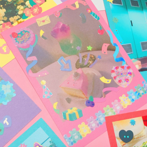 manta box / Retro Cake Twinkle sticker 貼紙 | neomu neomu_